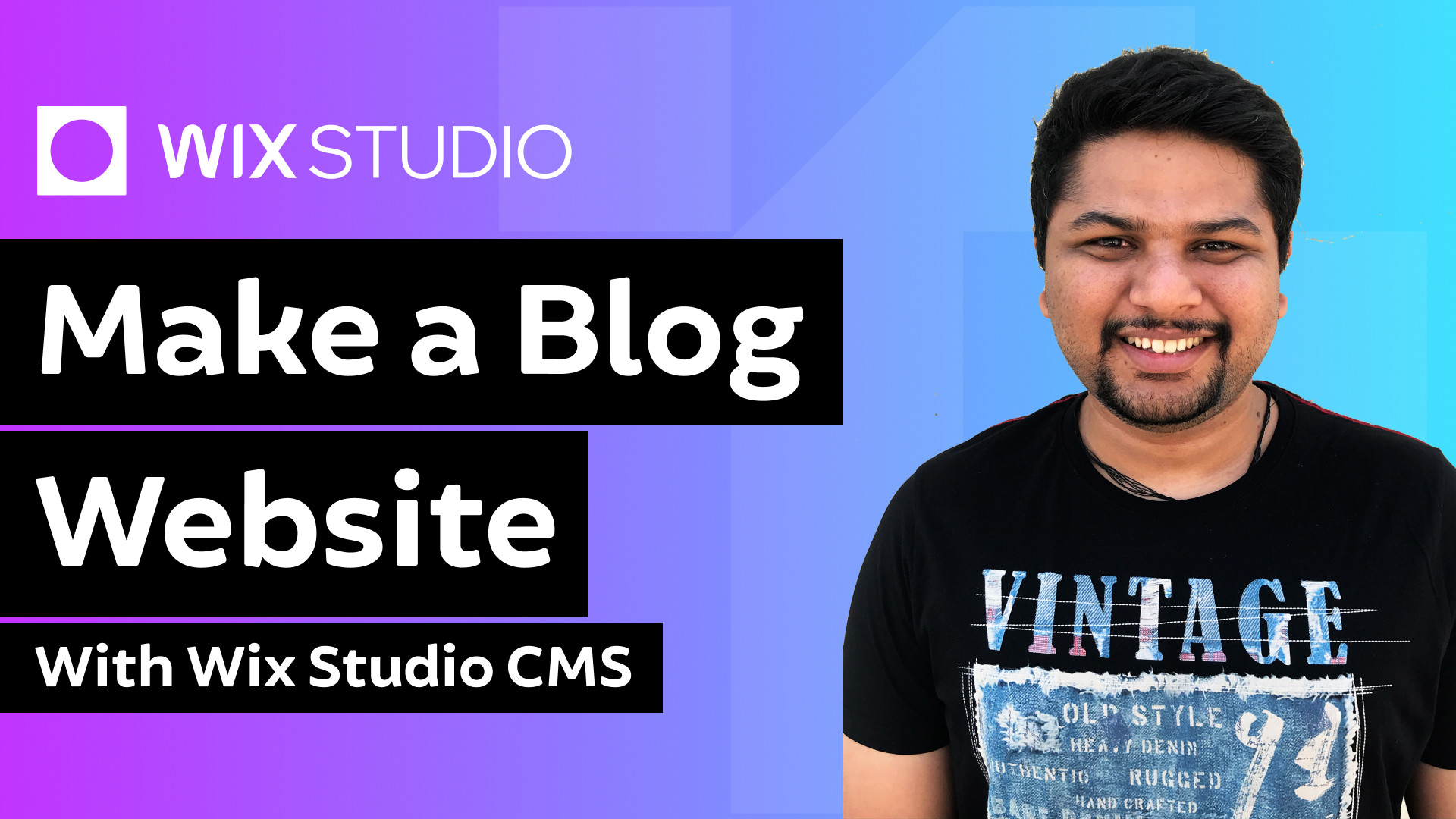 Make a Blog Website Using Wix Studio CMS | Wix Studio Tutorial